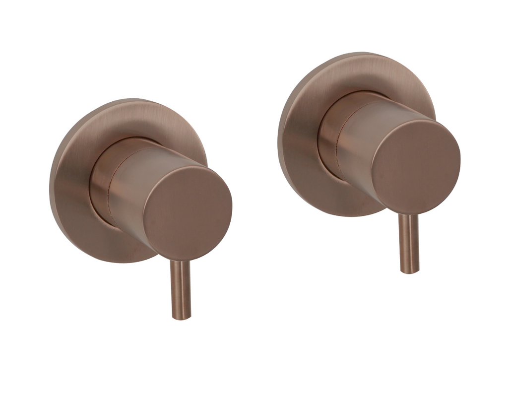 Bronze Finish Wall Valves | Wall Mounted Basin Valves | Tapron