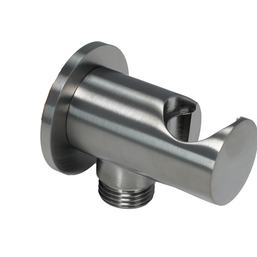 Brushed Black Shower Outlet Elbow | Tapron UK