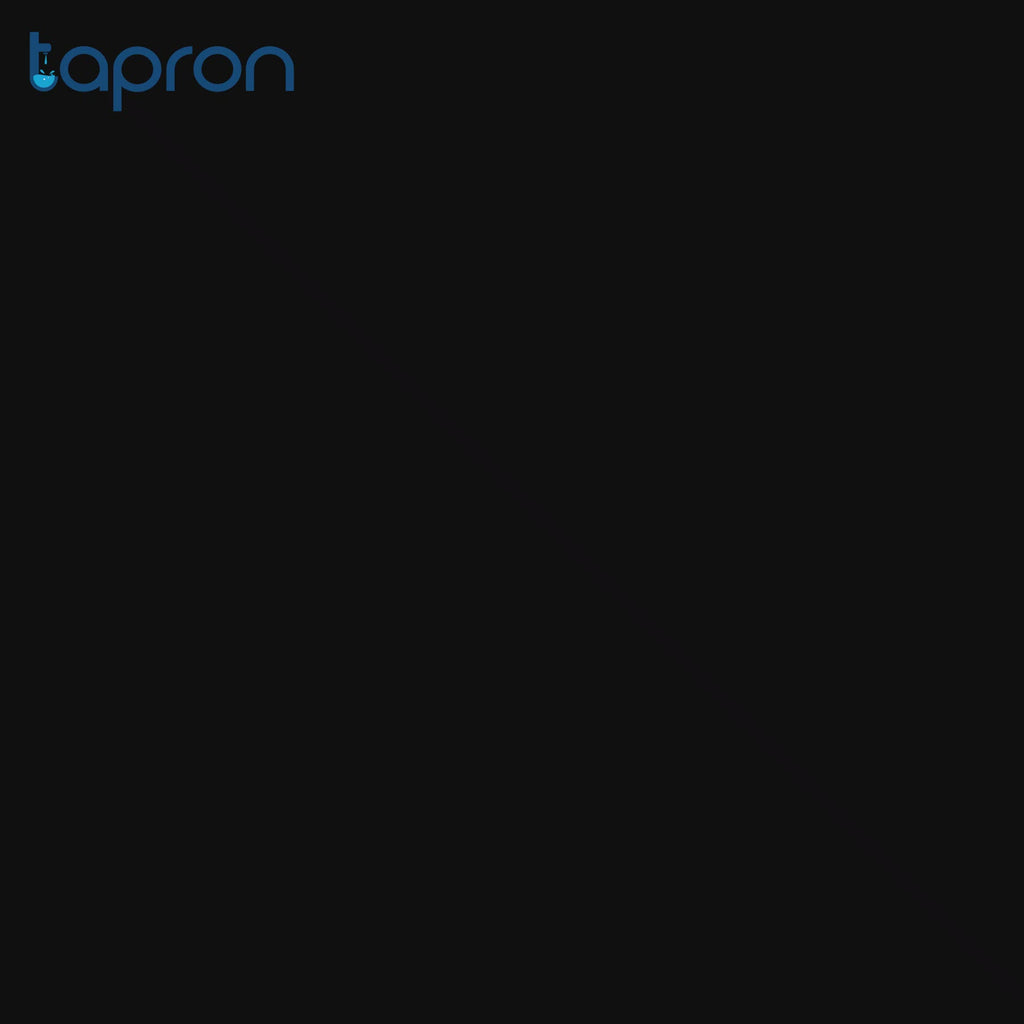 Brushed Black Basket Strainer Waste with Square Overflow | Tapron UK