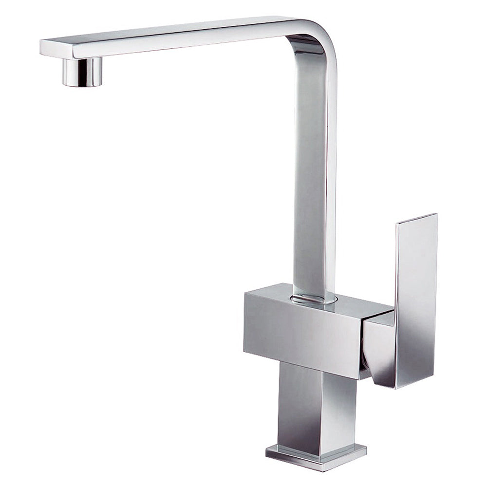 Chrome Kitchen Mixer Taps - U-Shaped Design, Monobloc Faucets