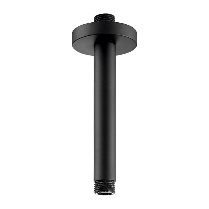 Black Shower Arm | Ceiling Shower Arm | 150 mm | Tapron UK