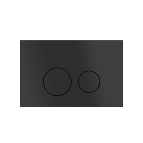 Black Toilet Flush Plate | Dual Flush | Tapron UK